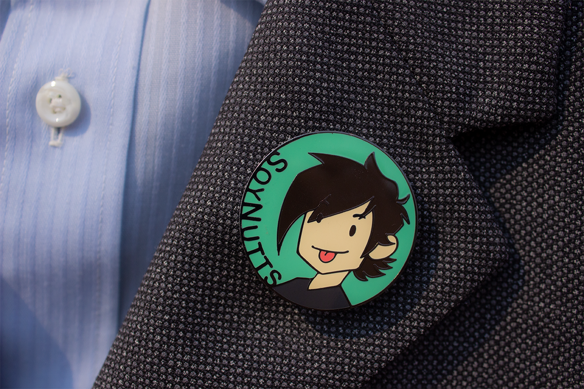 SoyNutts enamel pin – SoyNutts Store